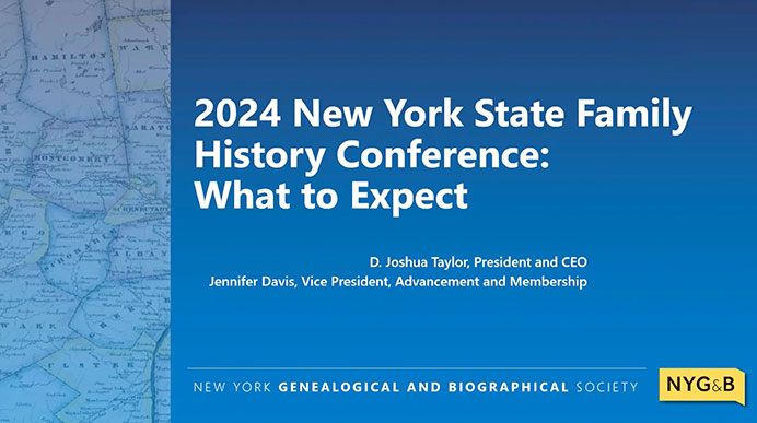 Webinars Home Page | New York Genealogical & Biographical Society